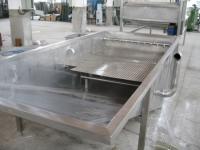 China Full Automatic Fruit Processing Bubble Washing Machine 3000x800x1200mm 2.2kw for sale