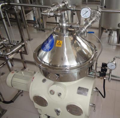 China Automatic CIP Clean Dairy Milk Cream Separator 1000L/H 8387 RPM Custom Dimension for sale