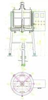 China Stainless Steel Mixing Chocolate Melting Tank With Electrical Control Box for sale