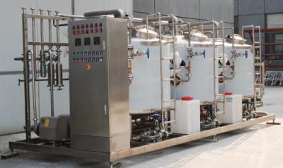 China 500LPH Full Auto CIP Cleaning System PLC Control for Dairy Processing for sale