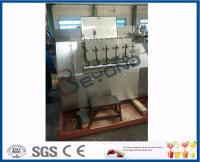 China 500L - 8000L Volume Small Scale Milk Homogenizer Processing Line ISO Approved for sale