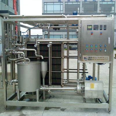 China Industrial Milk Pasteurization Machine 1000LPH 6KW Plate HTST Pasteurizer for Dairy Processing for sale