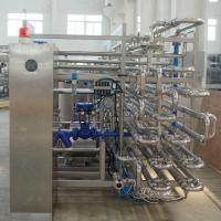 China Mango Pulp 10000LPH Fruit Juice Pasteurization Machine Tube in Tube Sterilizer 120C for sale