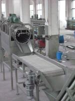 China 10TPH Roller Drum Washing Machine Water Spraying Tube For Root Vegetables for sale