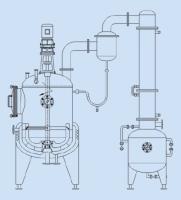 China SUS304 316L Vacuum Decompressing Concentrator 300L to 1000L for Dairy Juice Pharmaceutical for sale