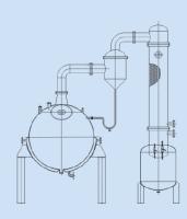 China 200kg/H Stainless Steel Sphere Concentrating Tank for Juice Pharmacy Vacuum Evaporation for sale