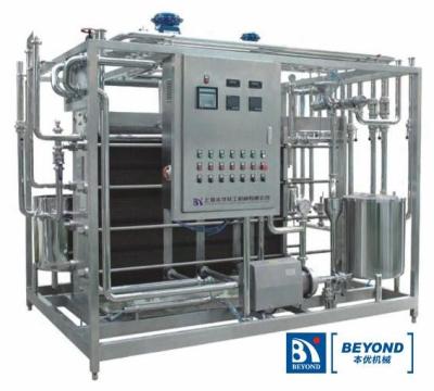 China Factory Customized 1000LPH Milk Pasteurization Machine Compact Structure Easy Operation for sale
