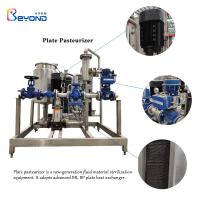 China Factory Customized 1000LPH Milk Pasteurization Machine Compact Structure Easy Operation for sale