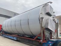 China 200m³ Stainless Steel Outdoor Milk Silo Tank 15000L to 120000L with Agitator for sale