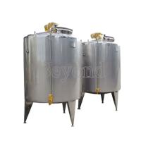 China SGS SUS316L Stainless Steel Cooling Jacket Storage Tank 500L to 15000L PU Insulated for sale