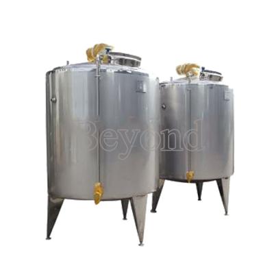 China SGS SUS316L Stainless Steel Cooling Jacket Storage Tank 500L to 15000L PU Insulated for sale