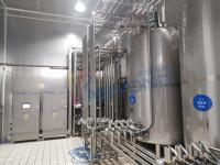 China UHT Milk Pasteurization Plant 500LPH Dairy Processing Line for Whole Skimmed Milk for sale