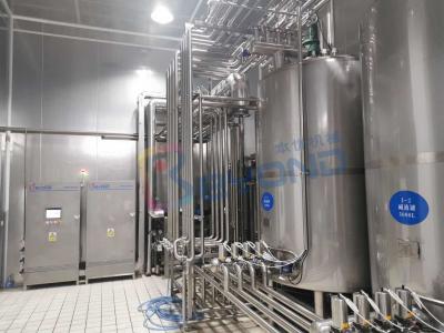 China 5000LPH Yogurt Processing Line Pasteurized Milk Stirring Fermentation Tank Equipment for sale