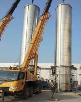 China 200m³ Stainless Steel Outdoor Milk Silo Tank 15000L to 120000L with Agitator for sale