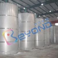 China Stainless Steel Milk Storage Silo Tank 15000L to 120000L with PT100 Thermometer and Agitator for sale