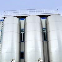 China Two Cip Cleaning Ball SS304 Jacketed  Stainless Steel Tanks for sale