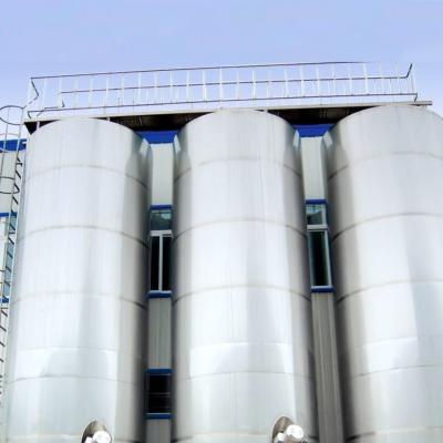 China Two Cip Cleaning Ball SS304 Jacketed  Stainless Steel Tanks for sale