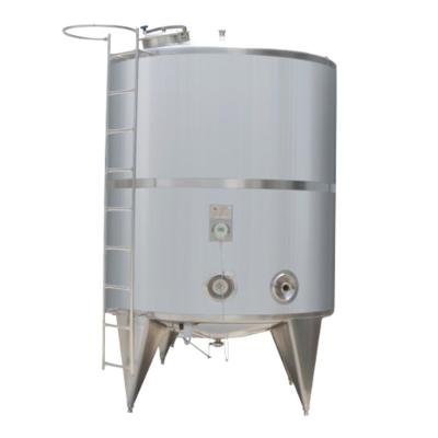 China 2000 Litre Food Grade Stainless Steel Bulk Tank Sanitary Valve Cylindrical Storage for sale