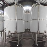 China 8000L Stainless Steel Dairy Tank with Triangle Legs Mixing Vessel 304 for sale