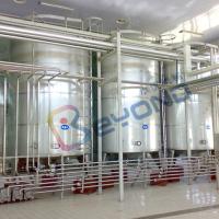 China Single Layer SUS316L Stainless Steel Mixing Tank 500L to 15000L with Agitator for sale