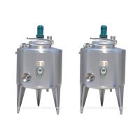 China Heat Exchange 12000l SS Water Storage Tank For Preparing Sterilizing for sale