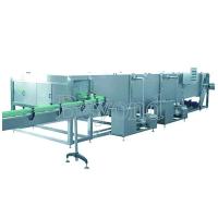 China SUS304 Carbonated Beverage Pasteurization Tunnel Stepless Speed 100°C 110-553mm/min for sale
