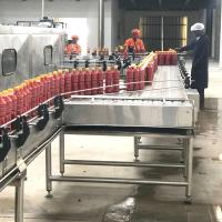 China Automatic CE Standard Bottle Pasteurization Tunnel 0-15M/min 25-60s Sterilization for sale