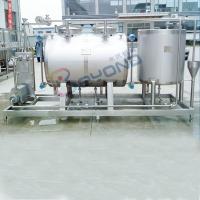 China Single Circuit Dairy CIP Washing System 10m3/h 3kW Coil Tube Heating for sale