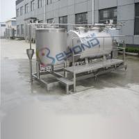 China Single Circuit Dairy CIP Washing System 10m3/h 3kW Coil Tube Heating for sale