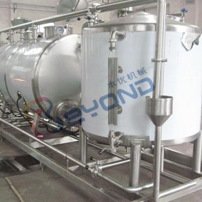 China Single Circuit Dairy CIP Washing System 10m3/h 3kW Coil Tube Heating for sale