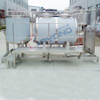 China Single Circuit Dairy CIP Washing System 10m3/h 3kW Coil Tube Heating for sale