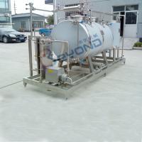 China Single Circuit Dairy CIP Washing System 10m3/h 3kW Coil Tube Heating for sale