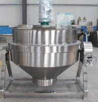 China SUS304 Stainless Steel Steam Jacketed Pot 100L Double Layer for Dairy Food Processing for sale