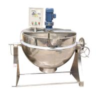 China SUS304 Stainless Steel Steam Jacketed Pot 100L Double Layer for Dairy Food Processing for sale