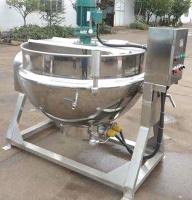 China SUS304 Stainless Steel Steam Jacketed Pot 100L Double Layer for Dairy Food Processing for sale