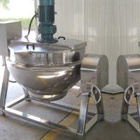 China SUS304 Stainless Steel Steam Jacketed Pot 100L Double Layer for Dairy Food Processing for sale