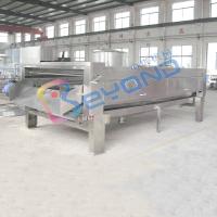 China Industrial Fruit Washing Machine High Efficiency Brush Roller Cleaner 3000mm Length 1.1kw for sale