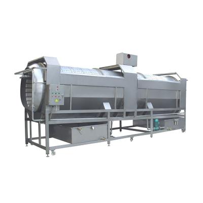 China 10TPH Roller Drum Washing Machine Water Spraying Tube For Root Vegetables for sale