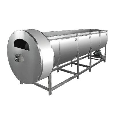 China 1.5T/H Spiral Precooking Stianless Steel Blaching Fruit Processing Equipment Full Automatic for sale