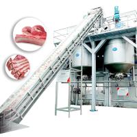 China High Pressure Resistance Meat Bone Processing Line 12000L Automatic Continuous Feeding for sale