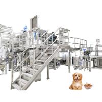 China SUS304 Full Automatic Pet Food Processing Machine with CIP Cleaning 500kg/h for sale