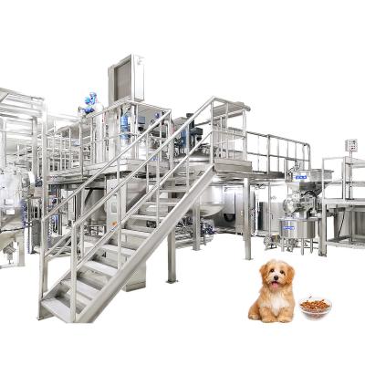China SUS304 Full Automatic Pet Food Processing Machine with CIP Cleaning 500kg/h for sale