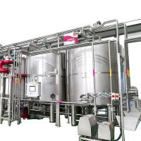 China Semi-Auto CIP Cleaning System 1000L-10000L Milk Tanker RO Cleaning Liquids Transfer for sale