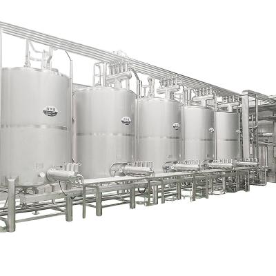 China Food Grade CIP Cleaning System for Dairy Plant 1000L to 10000L Tank Size Semi-Auto for sale