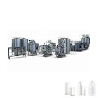 China 1000L/H Skid Mounted Soy Milk Yogurt Processing Plant Flavored Milk Juice Production Line for sale