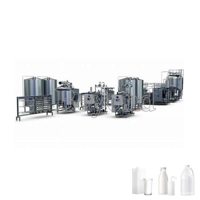China 1000L/H Skid Mounted Soy Milk Yogurt Processing Plant Flavored Milk Juice Production Line for sale