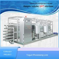 China 1000L/H Skid Mounted Soy Milk Yogurt Processing Plant Flavored Milk Juice Production Line for sale