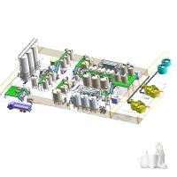 China UHT Milk Production Line 5-200TPD Aseptic Pouch Packing Dairy Plant Machinery ISO CE SGS for sale