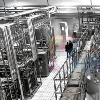 China 5000LPH PLC Controlled Dairy Processing Plant for Milk Powder and Fresh Milk for sale