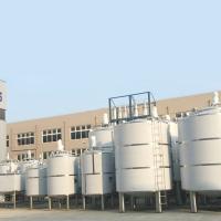 China 45000L Food Grade Stainless Steel Storage Tank with Thermometer 0-100C for sale